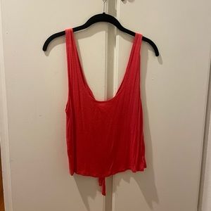 Urban Outfitters | Tops | Urban Outfitters Red Tank Crop Top | Poshmark